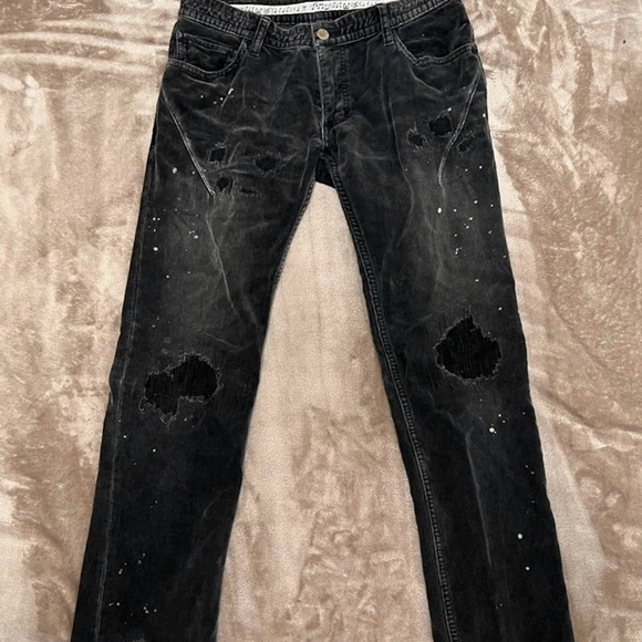 Number (N)Ine | Jeans | Number Nine Corduroy Distressed Denim | Poshmark